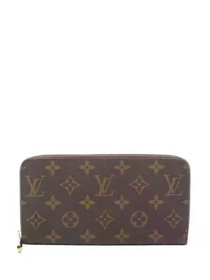 LOUIS VUITTON 2021-2026 Monogram Zippy Wallet Long Wallets - Brown