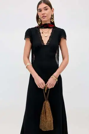 Rixo Embellished Evening Bag