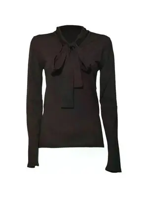 SOLOTRE Bow Blouse