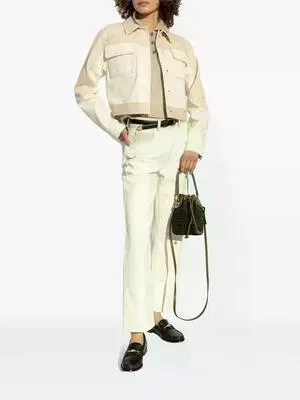 LISA YANG Carolyn Buttoned Collared Polo Top