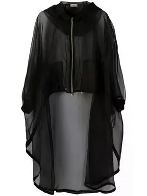 Herno Chiffon Hooded Cape
