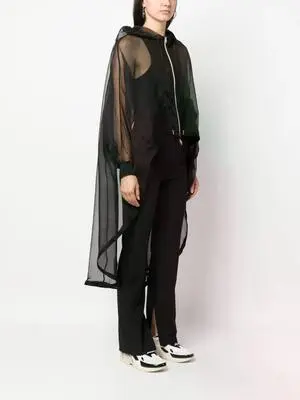 Herno Chiffon Hooded Cape
