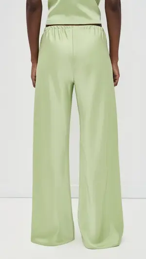 LA LIGNE Double Face Satin Colby Pants