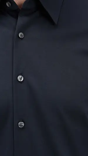 Theory Structure Knit Irving Short Sleeve Shirt