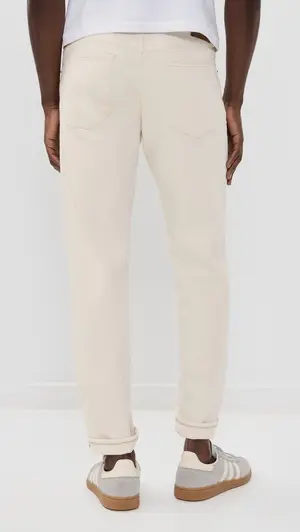 Madewell Relaxed Taper Comfort Selvedge Jeans - Ecru