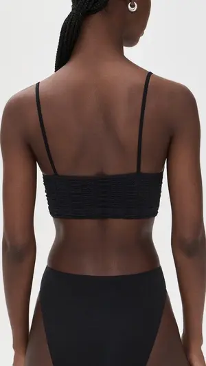 Free People Heirloom Seamless Bralette - Black