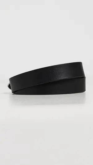 KNICKERBOCKER Western Bridle Leather Belt - Black