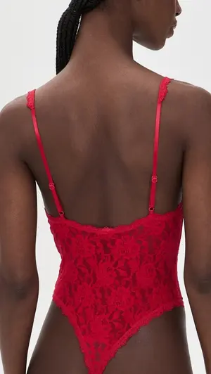Hanky Panky After Midnight Open Teddy Thong Bodysuit