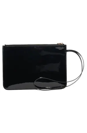 TOM FORD Patent Leather Wristlet - Black