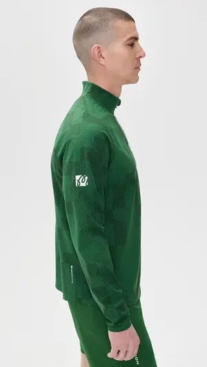 MALBON Performance Raglan Quarter Zip - Eden