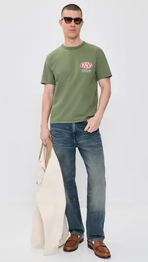 KNICKERBOCKER Kny Heavyweight T-shirt - Olive