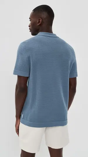 Onia Drop Needle Button Up Shirt
