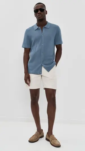Onia Drop Needle Button Up Shirt