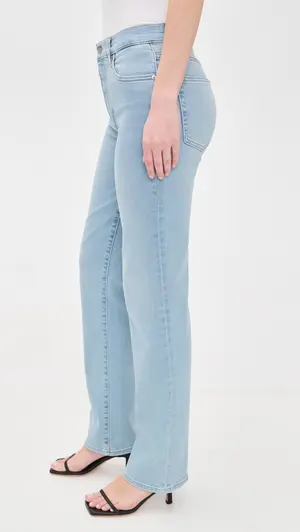 FRAME Le Sleek Straight Long Jeans - Hush