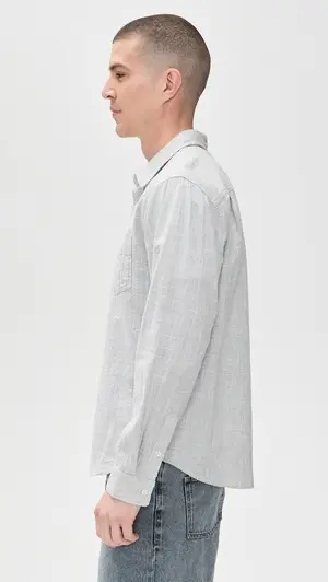 Rails Wyatt Shirt - Platinum Etch
