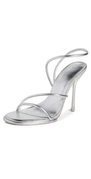 Cult Gaia Candace High Heel Sandals - Silver