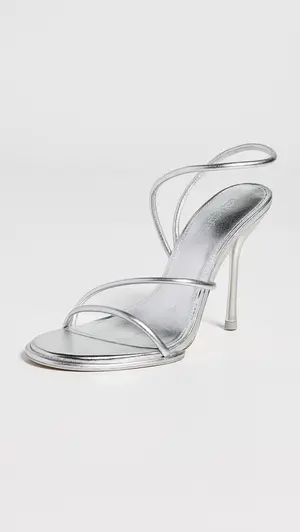 Cult Gaia Candace High Heel Sandals - Silver