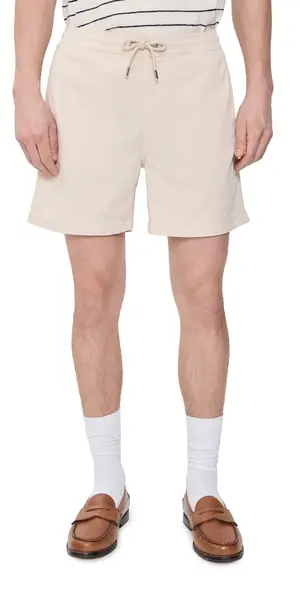 Nn07 Gregor Pull-on Stretch Twill Shorts - Ivory
