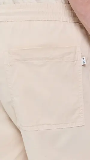 Nn07 Gregor Pull-on Stretch Twill Shorts - Ivory