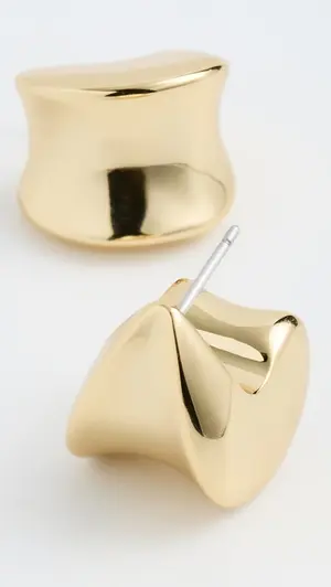 Jenny Bird Paige Puffs Stud Earrings - Gold
