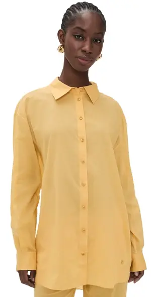 Eterne Lucien Button Down Shirt - Saffron