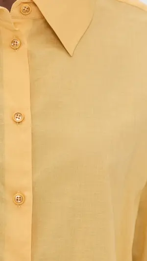 Eterne Lucien Button Down Shirt - Saffron