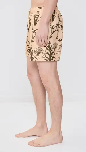 Oas Printed Swim Shorts