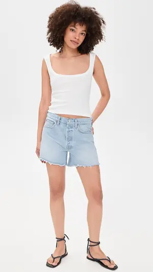 AGOLDE Loose Fit Vintage Denim Shorts