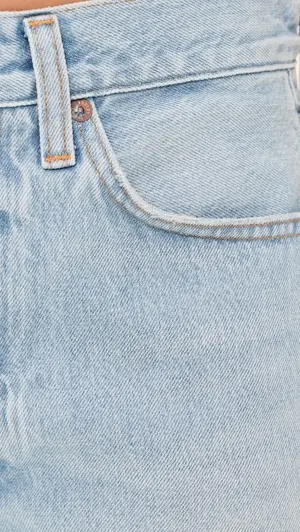 AGOLDE Loose Fit Vintage Denim Shorts