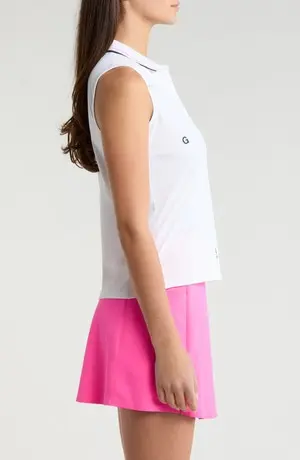 G/fore Embroidered Piqué Golf Polo