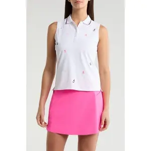 G/fore Embroidered Piqué Golf Polo