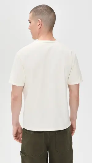 KNICKERBOCKER Big League Heavyweight T-shirt - Milk