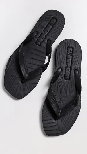 VELOUR Platform Flip Flops