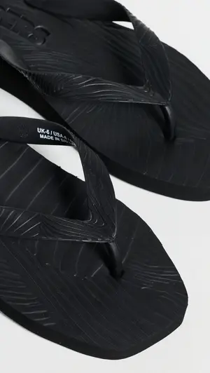 VELOUR Platform Flip Flops