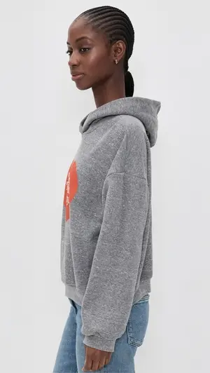 SUNNY SOMEWHERE Graphic Heart Hoodie