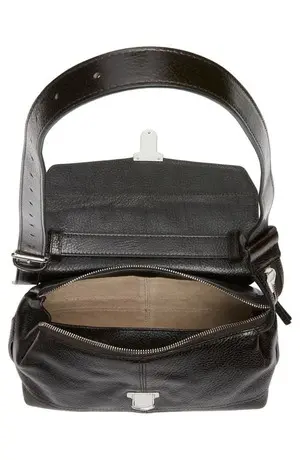 LEMAIRE Small Gear Croc-embossed Crossbody Bag - Espresso