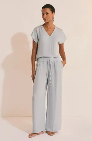 ETAM Wide-leg Pajama Pants - Oxygen