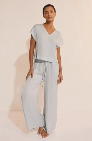 ETAM Wide-leg Pajama Pants - Oxygen