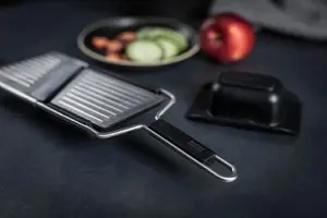 KUHN RIKON Essential Mandoline Slicer With Adjustable Stainless Steel Blade For Vegetables & Fruit