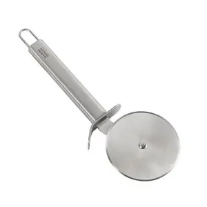 KUHN RIKON Essential Pizza Cutter With Sharp Stainless Steel Wheel - Silver