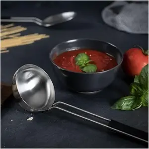 KUHN RIKON Essential Ladle, Stainless Steel Bowl For Serving Soups