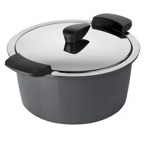 KUHN RIKON Hotpan Stainless Steel Cooking Pot With Insulated Bowl - Gray