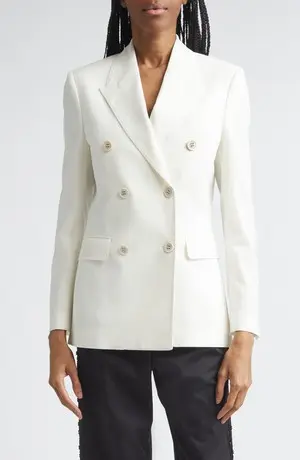 GOLDEN GOOSE Journey Double Breasted Blazer - Arctic Wolf