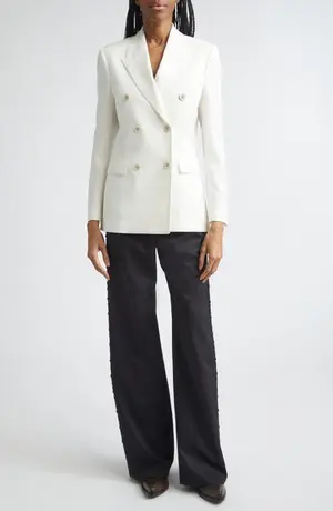 GOLDEN GOOSE Journey Double Breasted Blazer - Arctic Wolf