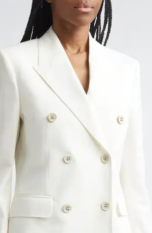 GOLDEN GOOSE Journey Double Breasted Blazer - Arctic Wolf