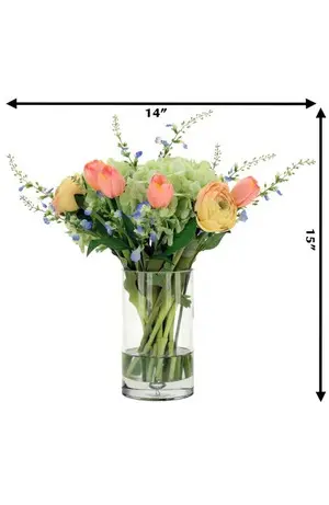 MARK ROBERTS Tulip Hydrangea Bouquet
