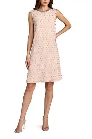 Mac Duggal Beaded Sleeveless Mini Dress