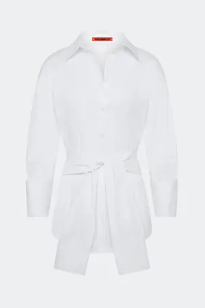 SIMONMILLER Inna Poplin Top - Macadamia