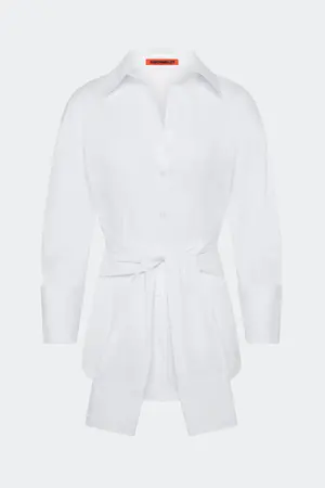 SIMONMILLER Inna Poplin Top - Macadamia