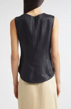 Partow Nami Sleeveless Silk-blend Shell